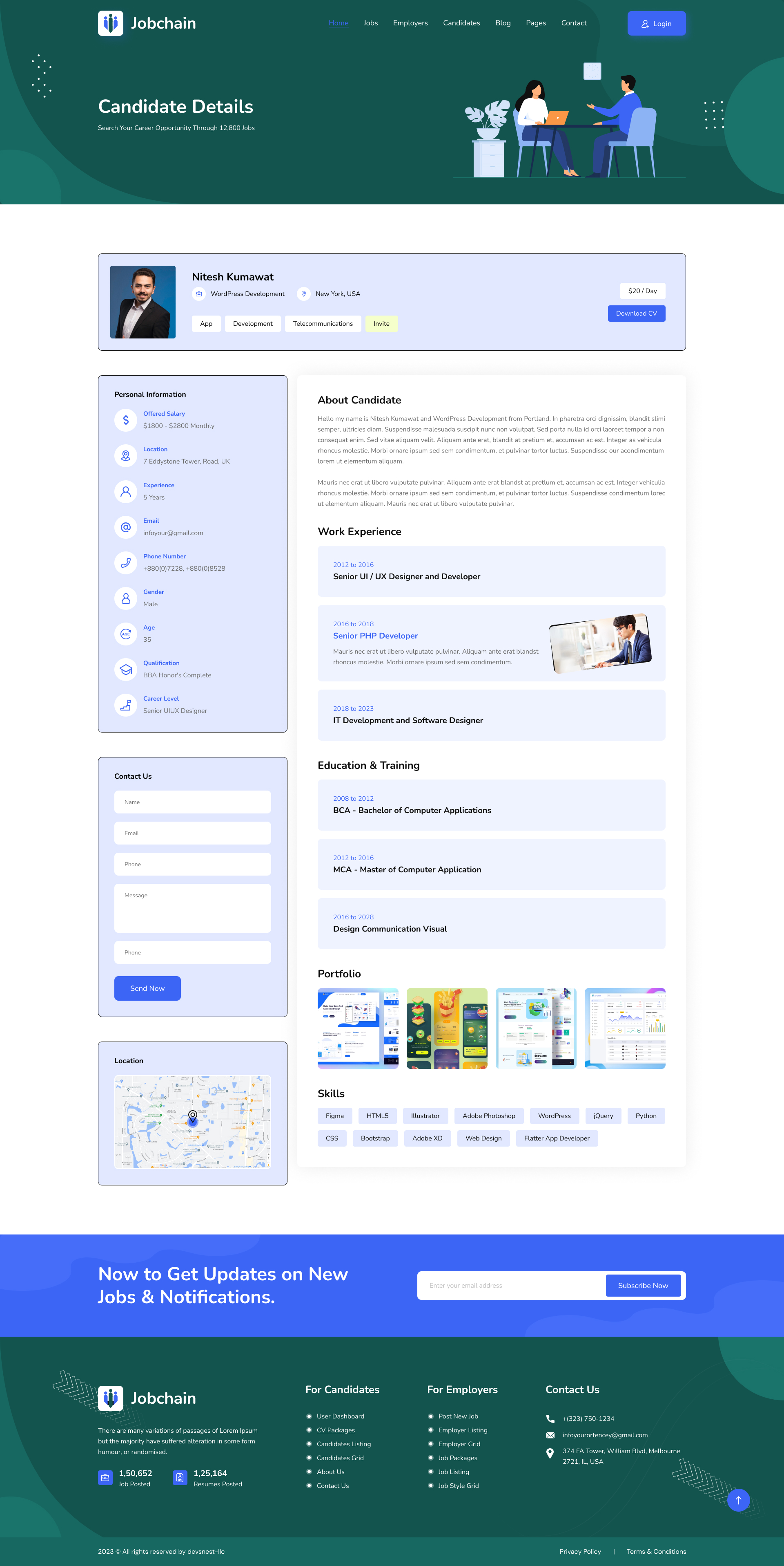 Jobchain - Job Board Figma Template by DevsNest-LLC | ThemeForest